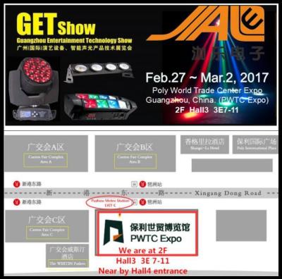 Cina il DJ 2017 mette in scena le luci che l'invito giusto di OTTIENE la manifestazione, illuminazione della fase del LED in vendita