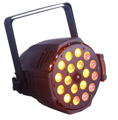 China Waterproof Ip65 Ip Rating Dmx Dj Disco Led Lighting , 6 In 1 18pcs*10W Led Par Can Light With Zoom for sale