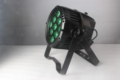 China Multi Color Par Can LED Lights / LED Rgb Par Lights 35 Optical Degrees for sale