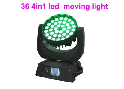 China Bewegliches Hauptlicht DMX RGBW 36 x 10w LED für Konzert-/Theater-Stadiums-Beleuchtung zu verkaufen
