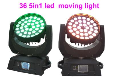 China Bewegliches Hauptlicht DMX RGBW 36 x 10w LED für Konzert-/Theater-Stadiums-Beleuchtung zu verkaufen