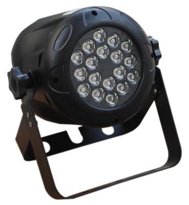 China Indoor 18 x 3w Plastic Led Par Light Dj / Disco Stage Lighting Fixtures High brightness for sale