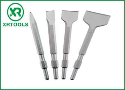 China 17mm Electric Masonry Chisel , Moil Point Chisel Hex Shank Chisel For Makita Breaker for sale