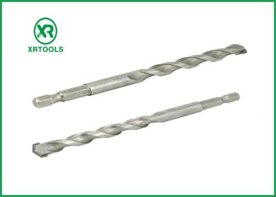 China Hex Shank Long Masonry Drill Bit Sand Blasted Durable Carbon Steel Material for sale