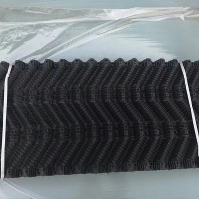 China PVC/PP Fill Counterflow Cooling Tower Grid Trickle Fill Anti-UV Black Plastic Mesh Filler Net Infill for Durable Cooling for sale