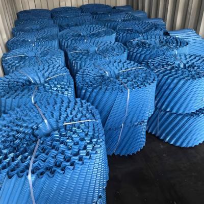 China High Temperature Resistant Cooling Tower Fill Replacement PVC Fill Cooling Tower Truew Water Cooling Tower Film Fill for sale