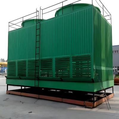 China Fiberglass Industrial Grade FRP Open Cooling Tower for Low Noise Square Counter-flow Cooling Type and 300T Capacity Cooling for sale