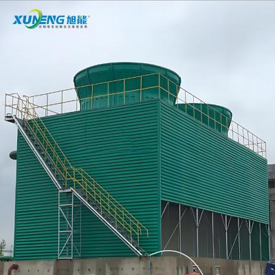 China Open Cold Water Tower 600 Tons with Easy to Operate Fiberglass Square Cross-flow Cooling Tower for sale