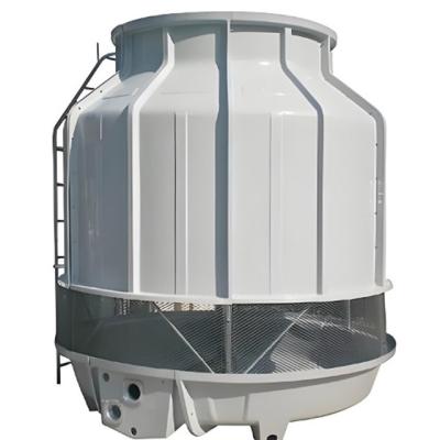 China Easy to Operate Industrial 50T Open Circular Counter-flow Cooling Tower for Fluids Cooling and Ventilation Fan for sale