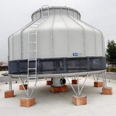 China FRP Industrial Cooling Equipment Round Shape Counter Flow Water Cooling Tower for Easy Operation and High Durability for sale