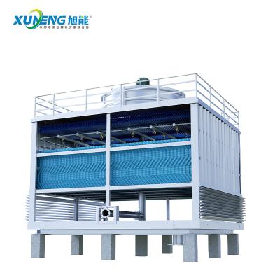 China 16.81m2 Fiberglass Square Drop Counter Flow FRP Cooling Tower for High Temperature Cooling Needs in Industrial Settings for sale