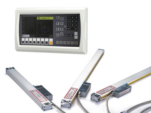 Asse di alluminio Dro di LCD 3 di Shell per la fresatrice del mulino di Bridgeport