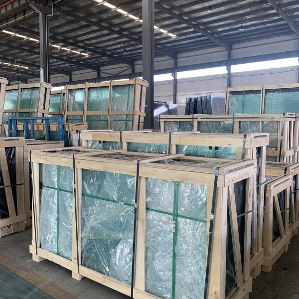 Quality 12mm 8x4 Curved Clear Plexiglass Sheets float Glass For Door Window for sale