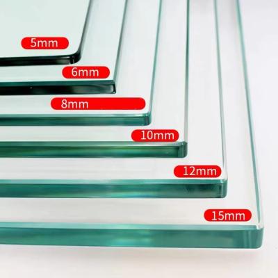 China Bouw- en industrieel helder decoratief gehard geïsoleerd glas voor commercieel bouwmateriaal getinte glazen gordijnen Te koop