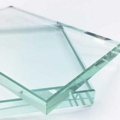 China Flat Curve Super Clear Float Glass Crystal Sheet Low Iron Prince Building for sale
