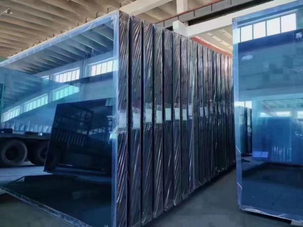 Quality Clear Float Toughened Tinted Laminated Glass Sheet Blue Black Gray Green Bronze for sale