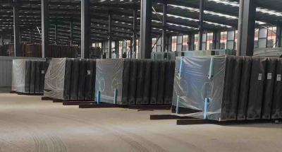Quality glazed glass curtain wall black for sale