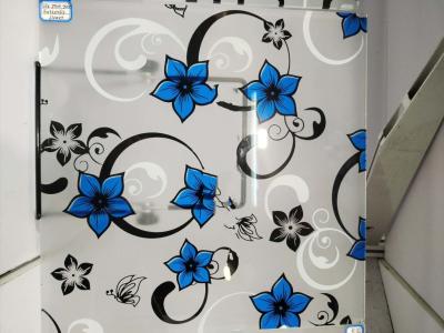 China 2mm-stijl glas wand decoratie glas High Safety Golden Decorative Glass IJs Titanium Glas Voor decoratie Te koop
