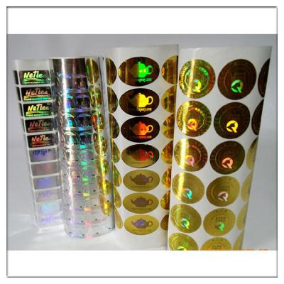 China Adhesive Holographic label / Holographic adhesive sticker,custom holographic label with own logo for sale