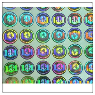 China Factory Price Custom Authenticity Hologram Security Label Sticker,Manufacturer 3d Hologram Sticker With Printing for sale