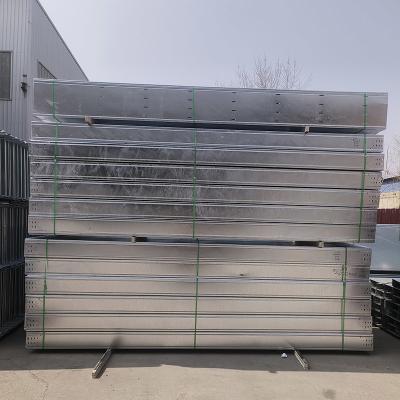 China Custom Support System Perforated Trough Galvanized Steel Cable Tray Cable Trunking for sale