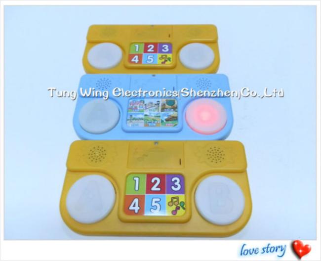 6 Button and 2 LED Module sound book for baby with Funny Nursery Rhyme 3