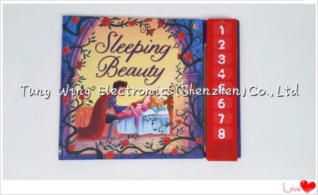 Educational Red 8 Button Module For Baby Sound Books with Voice recordable 1