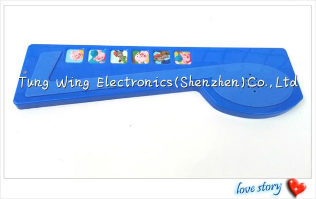 Note Shaped 6 Button Animal Sounds Book , Indoor noisy farm sound book 1