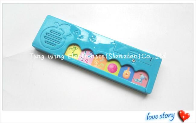 동물적 사운드 책 유아들 학습 2를 위한 6 음성 애플 모듈을 청색화하세요