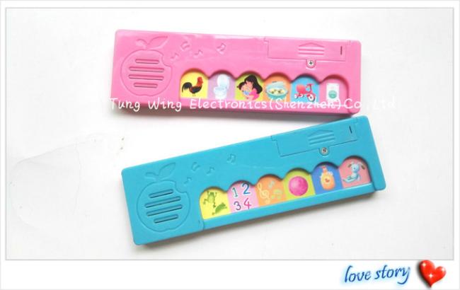 동물적 사운드 책 유아들 학습 3을 위한 6 음성 애플 모듈을 청색화하세요