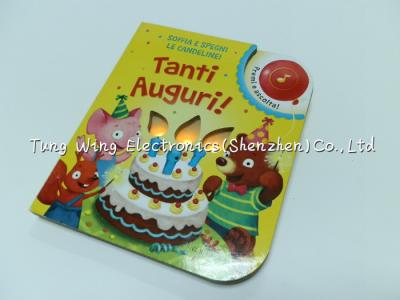 Cina Modulo infiammante infiammante del libro del modulo sano del libro del bottone delle luci di twinkling in vendita