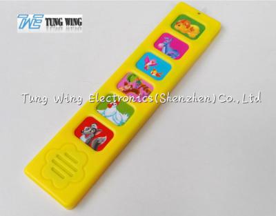 China 4C Sticker Child Sound Book Six Button Sound Module 6 Sound Pad for sale