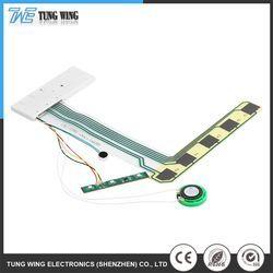 China Waterproof Recordable Greeting Card Music Chip with Customizable Sound Duration and Replaceable Battery for sale