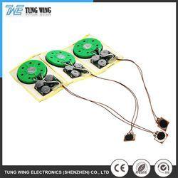 China Waterproof Customizable Sound Duration Music Box Module with Replaceable Battery for Greeting Cards and Toys for sale
