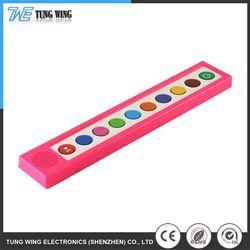 China Customized Colorful Buttons ABS Sound Module Educational Toy with Remote Control and Sound Recording for sale