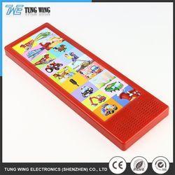 China ABS Material Sound Book with Sound Recording and Remote Control for Children's Education for sale