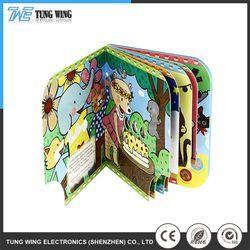 China ABS Material Sound Book for Children with CE Certification and Customized Size Educational Toy Book for sale