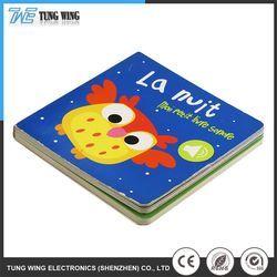 China OEM Educational Children Book with Sound Effects and Customized Size Made from ABS Material for sale