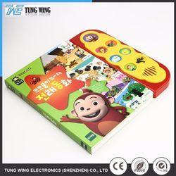 China Customized Size ABS Material CE Certified Sound Book Educational Toy Talking Book for sale