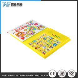 China ABS Material Customized Size CE Certified Educational Toy Sound Book for Children for sale