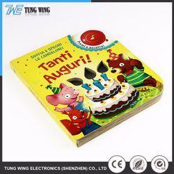 China Remote Control Sound Book with Customized Size and ABS Material for Kids Educational Toy Talking Book for sale