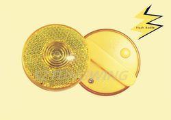 China Promotional Flash Badge with Super-bright Flashing LED Custom Logo Printing and ABS Material for sale