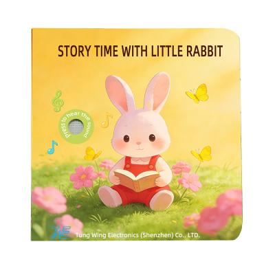 China Interactive Sound Book for Children with Non-toxic Material, Realistic Animal Sounds, and 350*350mm Size for sale