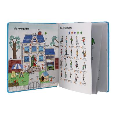 China Custom Multilingual Audio Finger Touch Book with Brand Design and Child-Safe Materials for sale