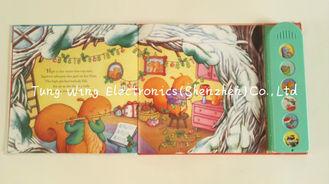 중국 UV 바니싱 베이비 사운드 북 6 버튼 ABS 사운드 녹음 모듈 판매용