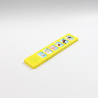 중국 29*7mm 스피커와 EN71 기록가능한 동물적 사운드 책 모듈 6 키 판매용