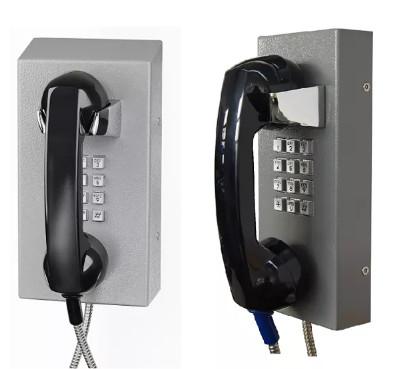 Indoor Analog PSTN Phone , Inmate Visitors Hotline Vandal Resistant Telephone