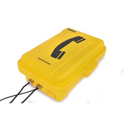 China IP68 Industrial Weatherproof Telephone with Optional LCD Display and Metal Buttons for sale