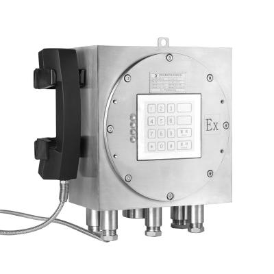 China Wall Mounting IP66 Industrial Telephone With Blue Beacon And RJ45 for sale