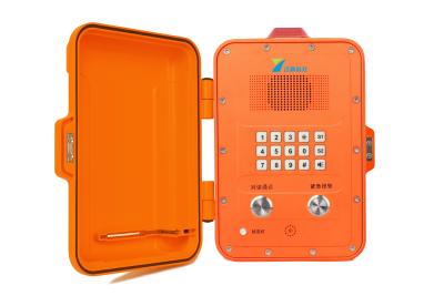 China Vlamwerende explosiebestendige telefoon voor ATEX-zone 0 1 2 Spanning DC 12V / AC 220V Optioneel POE for sale